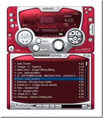 Skin Winamp ~ MUHAMMAD AL-PANDI